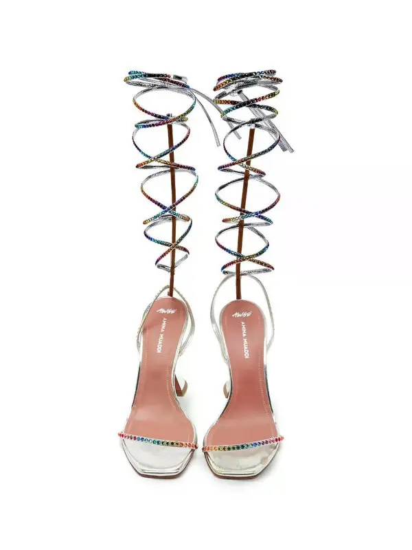 Amina Muaddi X Awge Lsd Gladiator Sandals