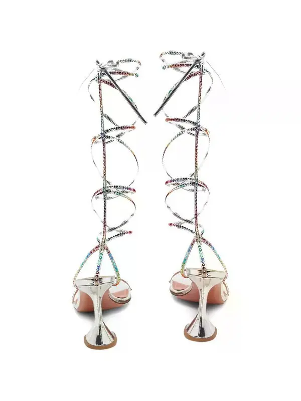 Amina Muaddi X Awge Lsd Gladiator Sandals