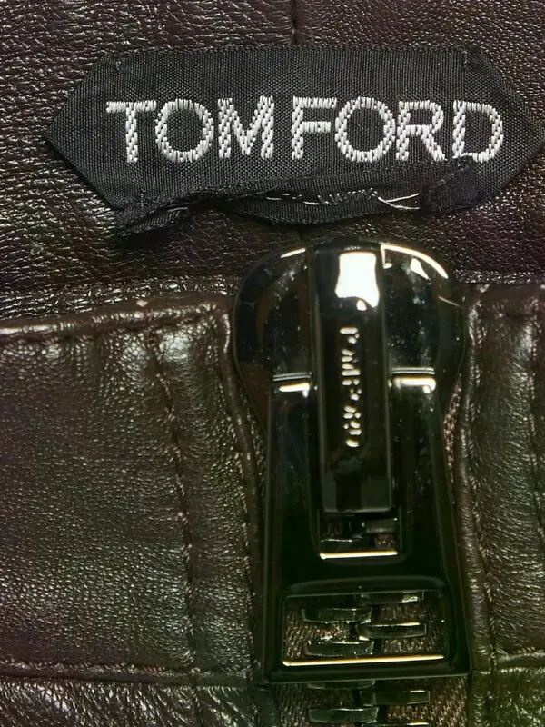 TOM FORD Lambskin Leather Trousers