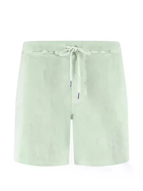 Fedeli Terry Cloth Drawstring Shorts