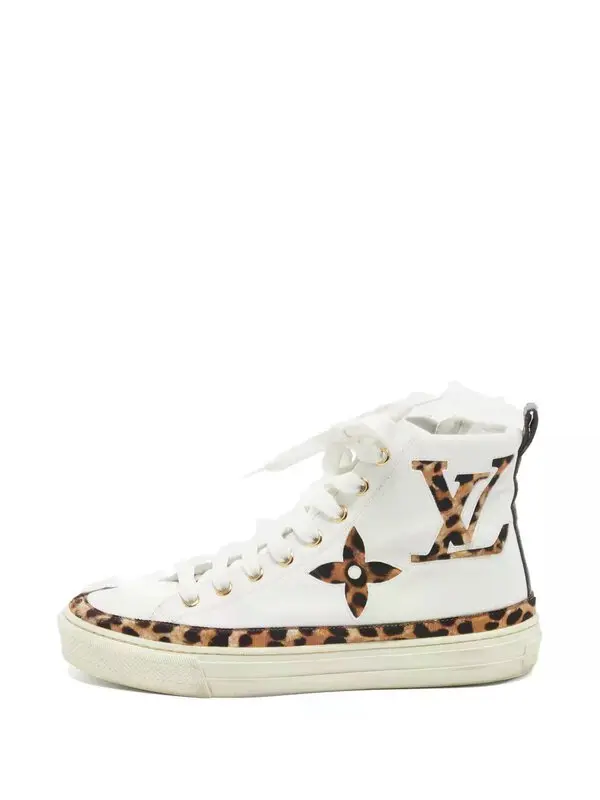 LOUIS VUITTON Stellar Leopard Print Sneakers