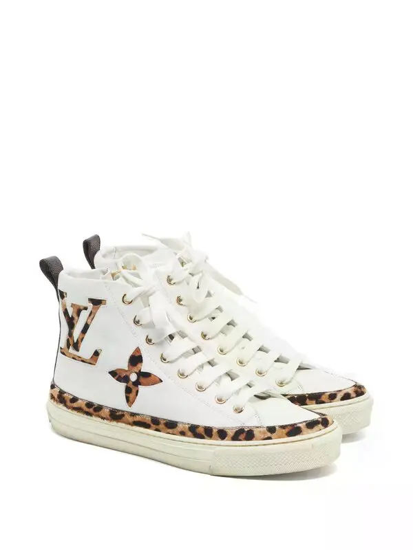 LOUIS VUITTON Stellar Leopard Print Sneakers