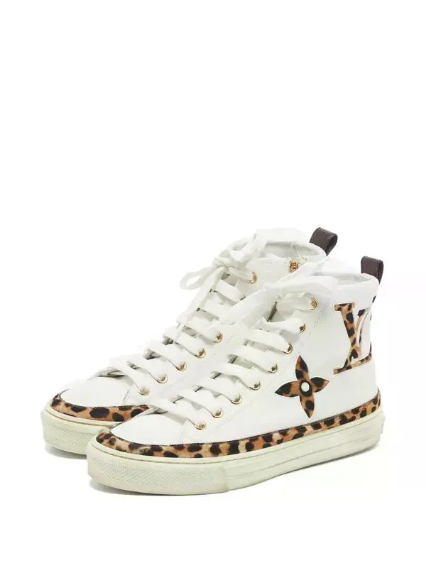LOUIS VUITTON Stellar Leopard Print Sneakers
