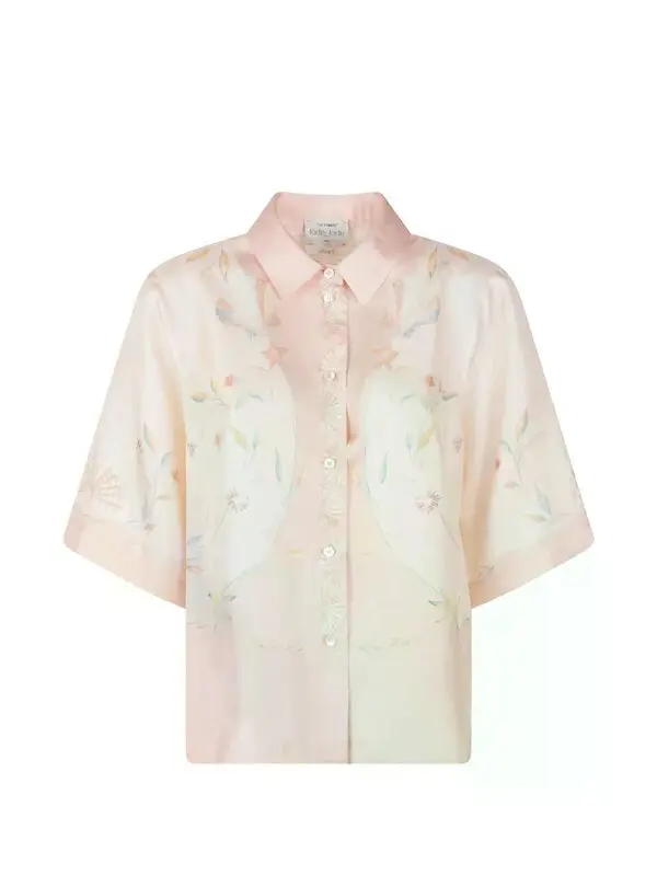 FORTE_FORTE Short Sleeve Shirt - Pink