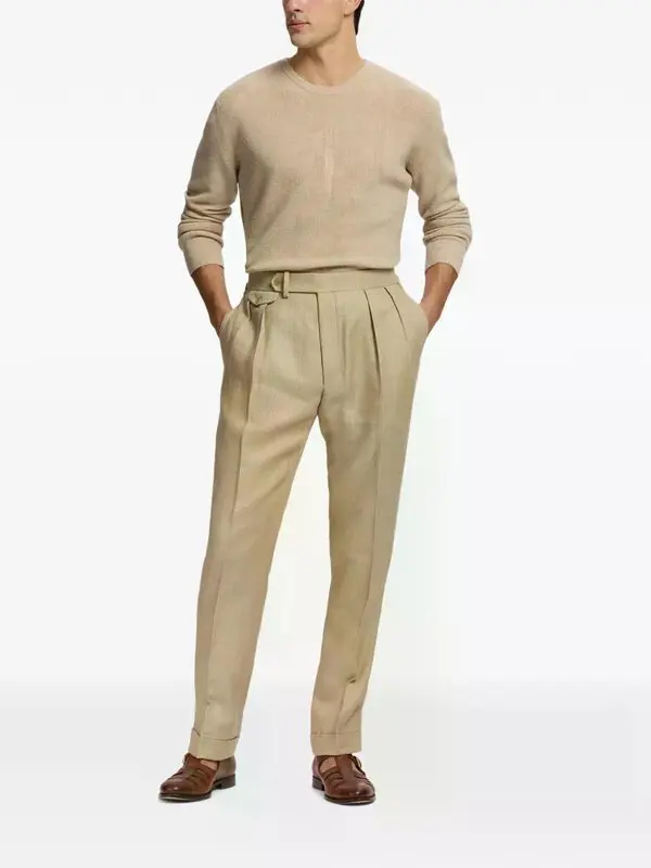 Ralph Lauren Purple Label Ribbed Cashmere Sweater - Neutrals