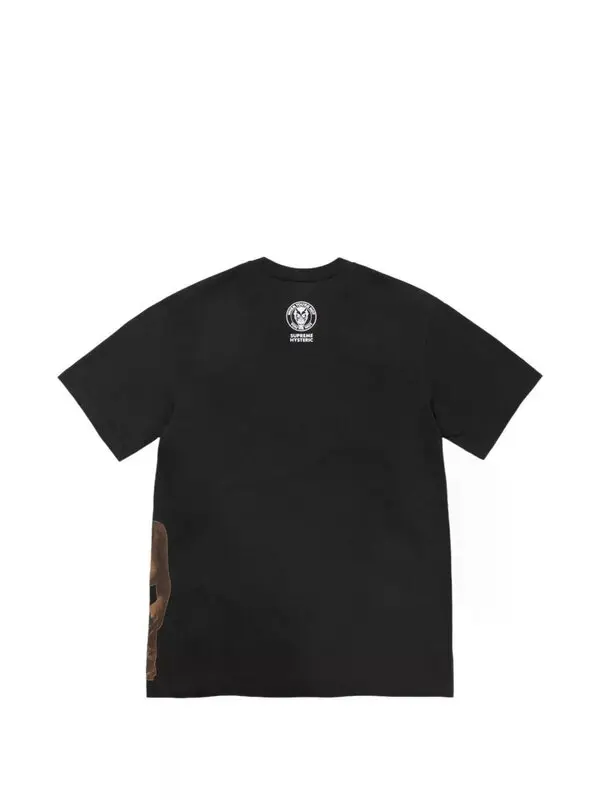 Supreme X Hysteric Glamour Graphic-print T-shirt - Black