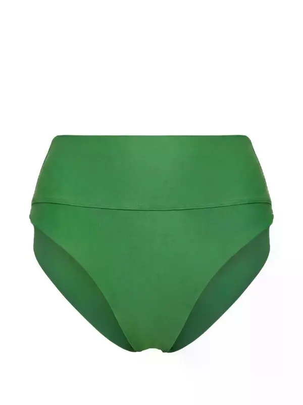NICHOLAS Nerea High-waist Bikini Bottoms - Green