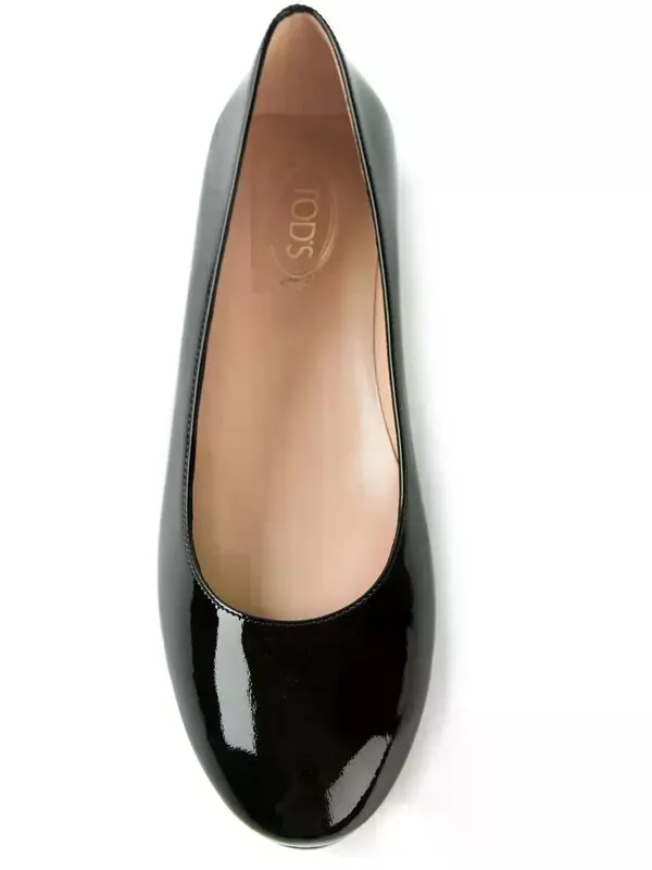 TOD'S Stud Detail Ballerinas - Black