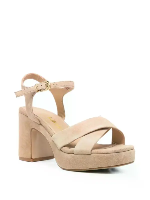 JANET & JANET Cross-strap Platform Sandals