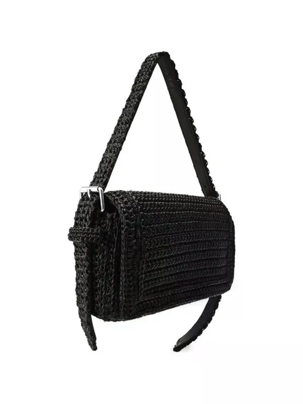 Alexander Wang Ricco Crystal-embellished Crochet Shoulder Bag