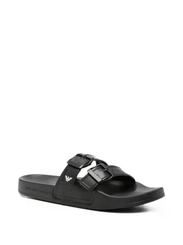 Emporio Armani Buckle-fastening Slides