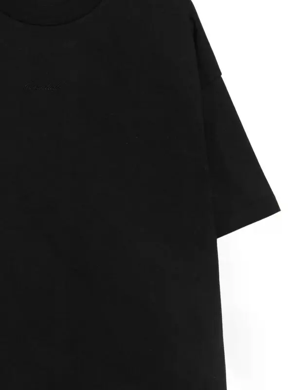 Fear Of God Logo-embroidered T-shirt - Black