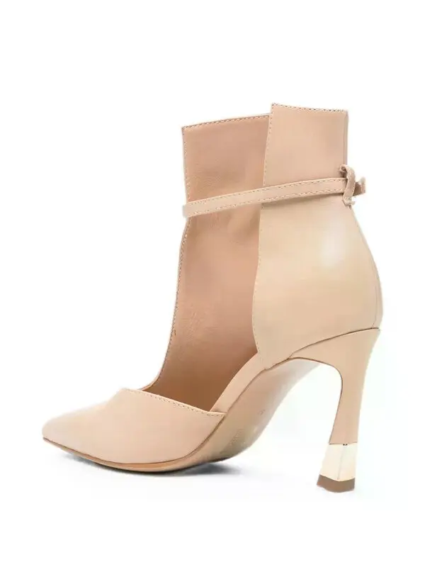 MARC ELLIS Buckle-strap Pointed-toe Ankle Boots
