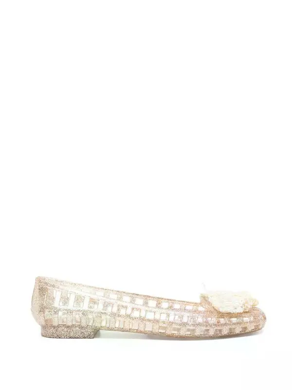 HEAVENLY JELLY Embellished Flat Pumps