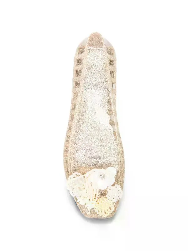 HEAVENLY JELLY Embellished Flat Pumps