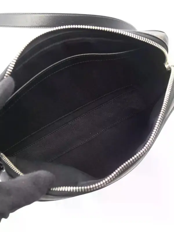 Celine Medium Triomphe Coated Canvas Logo Crossbody Bag