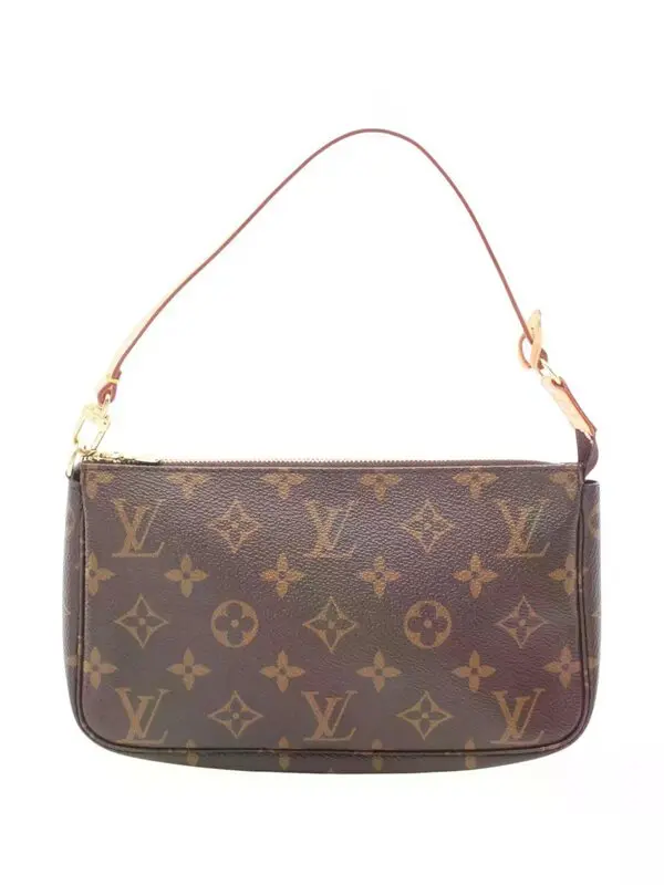 LOUIS VUITTON Monogram Pochette Accessoires Shoulder Bag - Brown