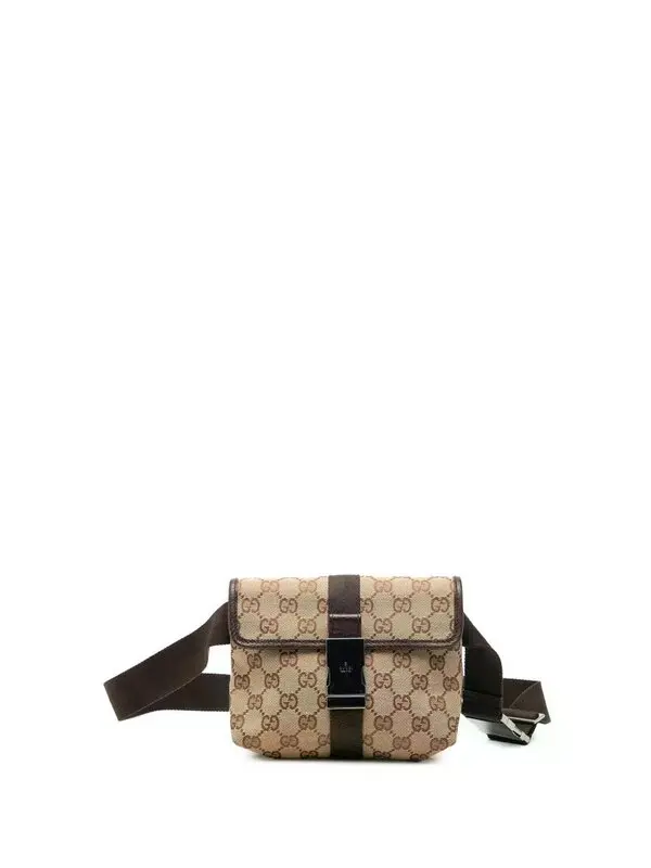 Gucci Gg Canvas Belt Bag - Neutrals