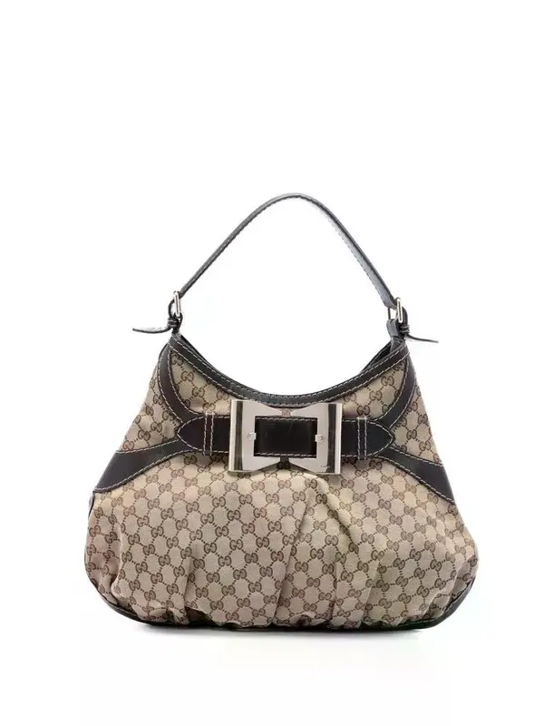 Gucci Large Gg Canvas Hobo Bag