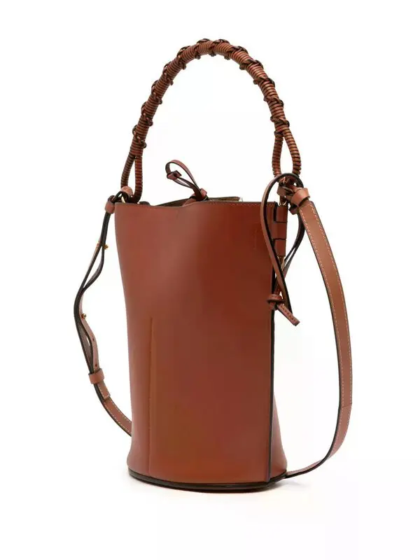 Loewe Calfskin Anagram Gate Bucket Bag Satchel