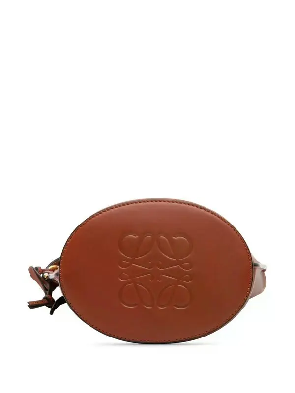 Loewe Calfskin Anagram Gate Bucket Bag Satchel