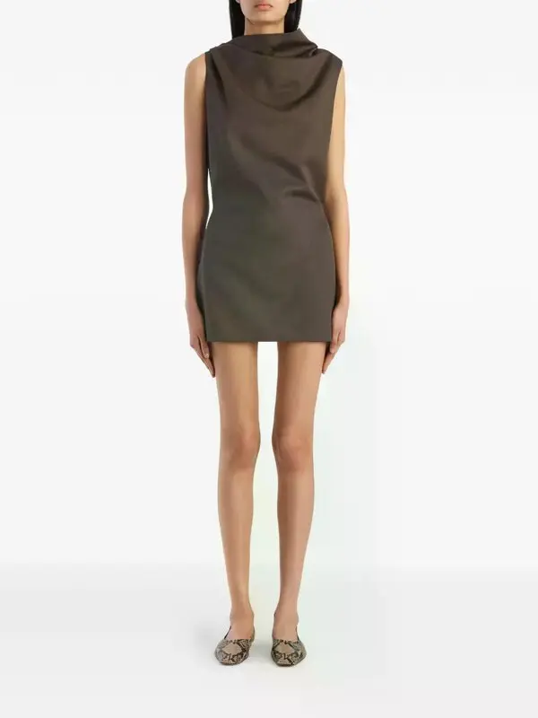 Khaite Astor Dress In Clove