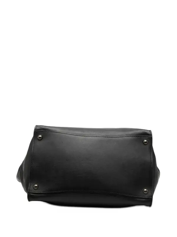 Prada Glace Calf Twin Pocket Double Handle Satchel