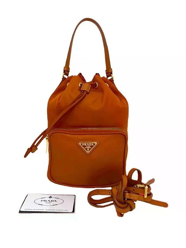 Prada Tessuto Drawstring Bucket Bag