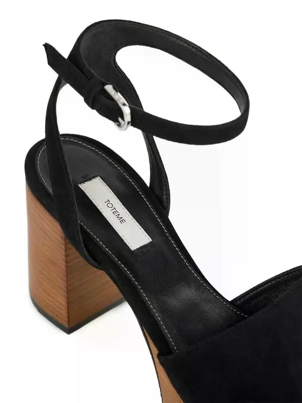 TOTEME Platform Suede Sandals