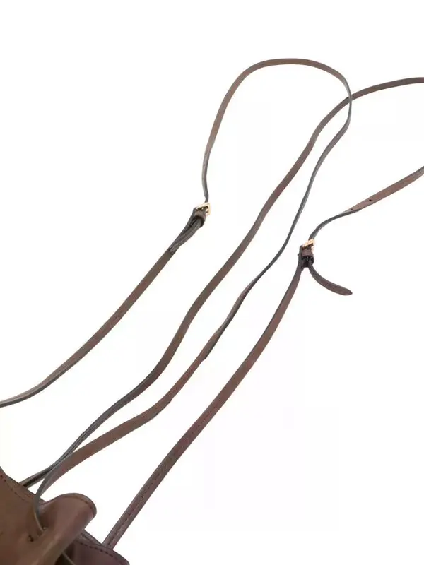 Miu Miu Nappa Bucket Bag - Brown