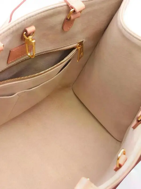 LOUIS VUITTON Monogram Empreinte Bicolor Onthego Mm Tote Bag