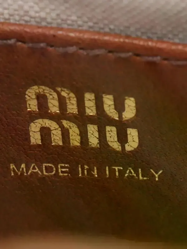 Miu Miu Nappa Leather Bucket Bag