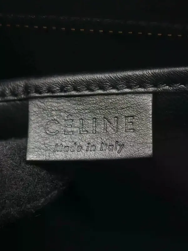 Celine Luggage Nano Shopper Bag - Black