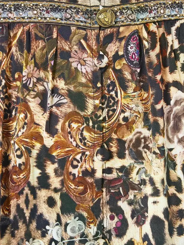 Camilla Leopard-print Mini Dress