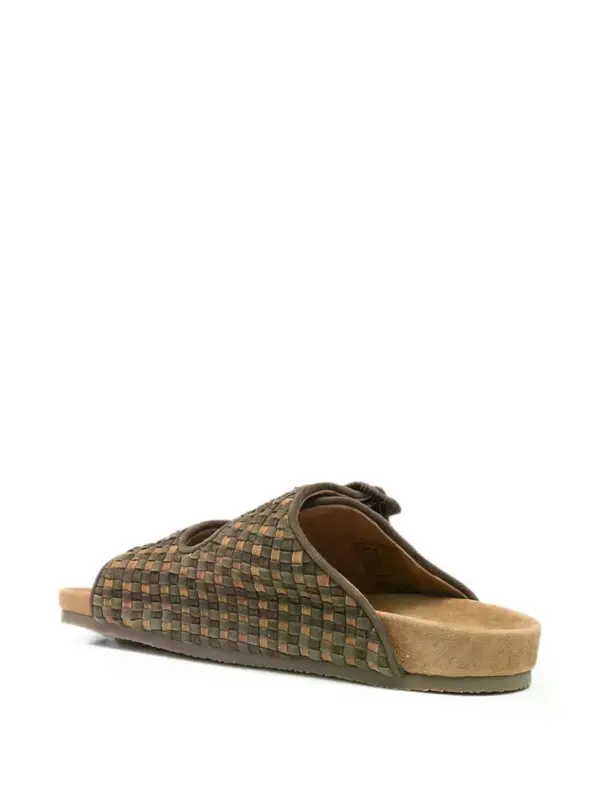 BAZISZT Basziszt Woven Sandals With Fringed Detailing