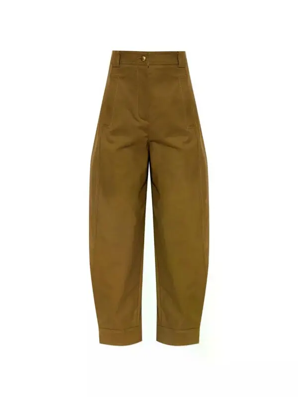 Max Mara Adorni Cropped Trousers - Brown