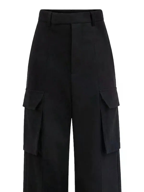 Rick Owens Cargo Pocket High-waisted Trousers