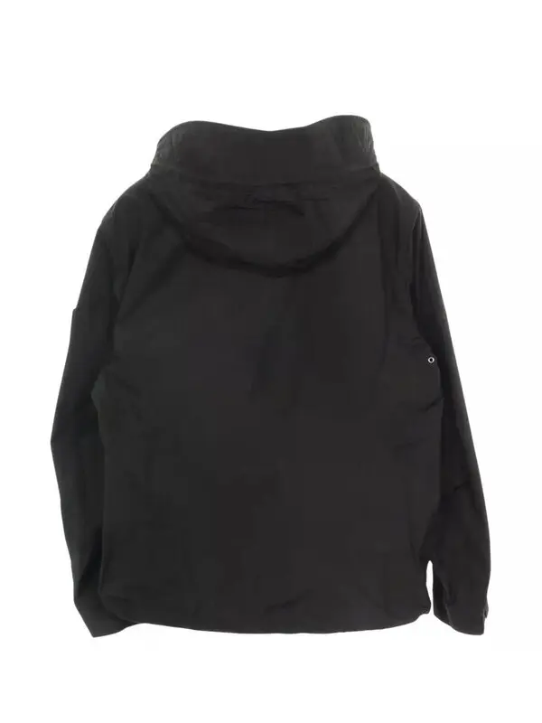 Burberry Zip-up Hooded Jacket With Logo Patch