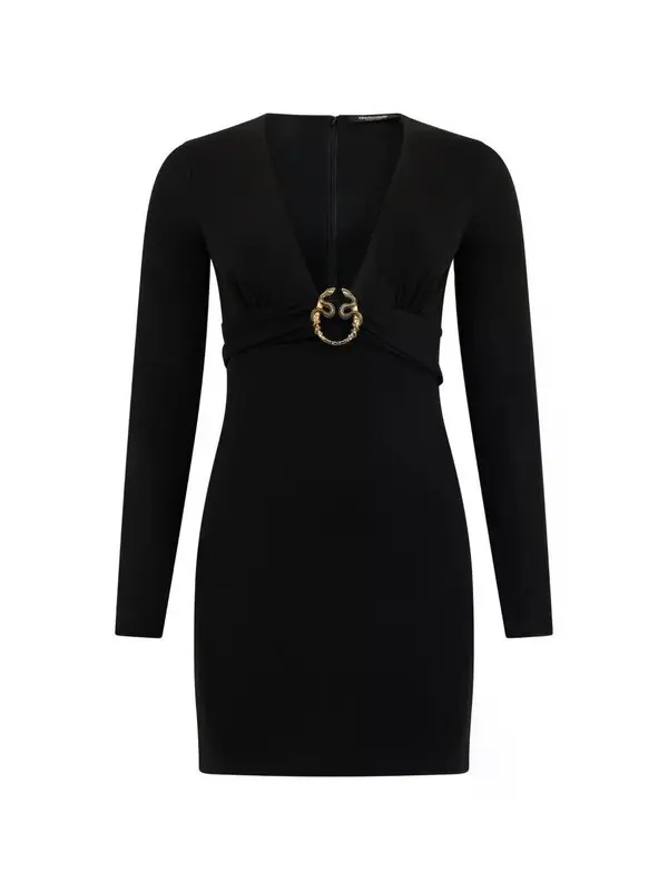 Roberto Cavalli Long Sleeve Mini Dress