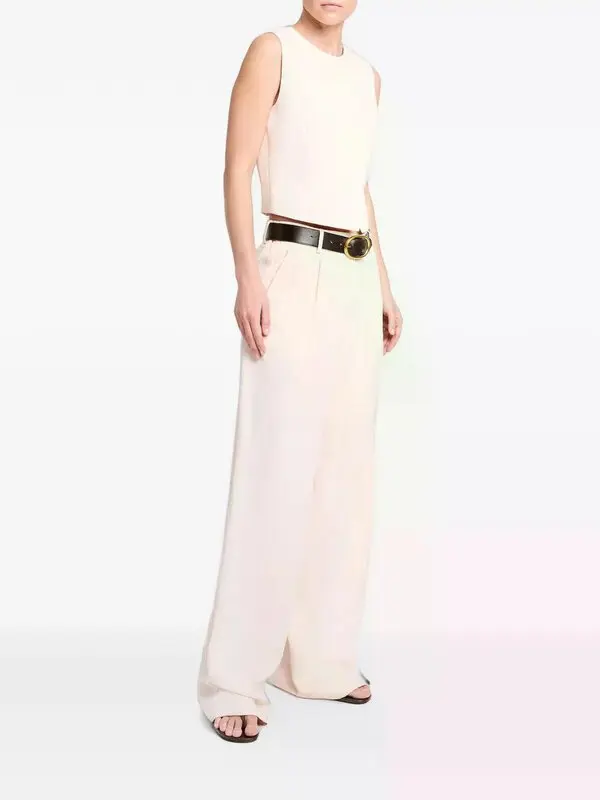 TWP Hudson St Pleated Wide-leg Palazzo Pants