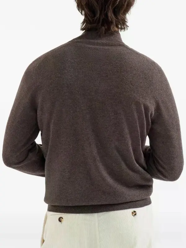 Brunello Cucinelli Cashmere Zip Sweater