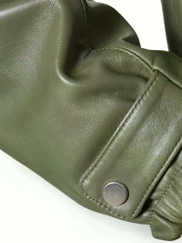 LES HOMMES URBAN Hooded Leather Jacket