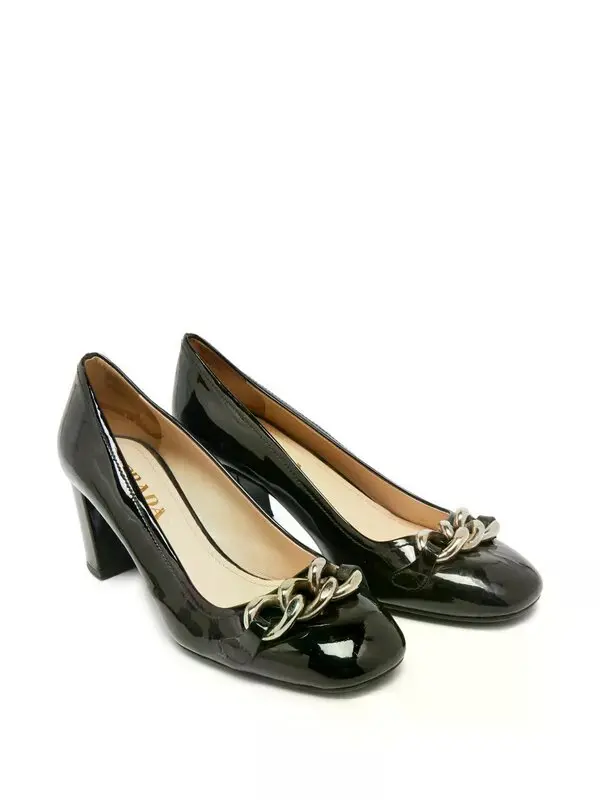 Prada Chain-embellished Heeled Pumps