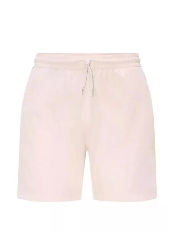 04651 HANDELSGESELLSCHAFT MBH & CO. KG Seersucker Drawstring Swim Shorts - Pink