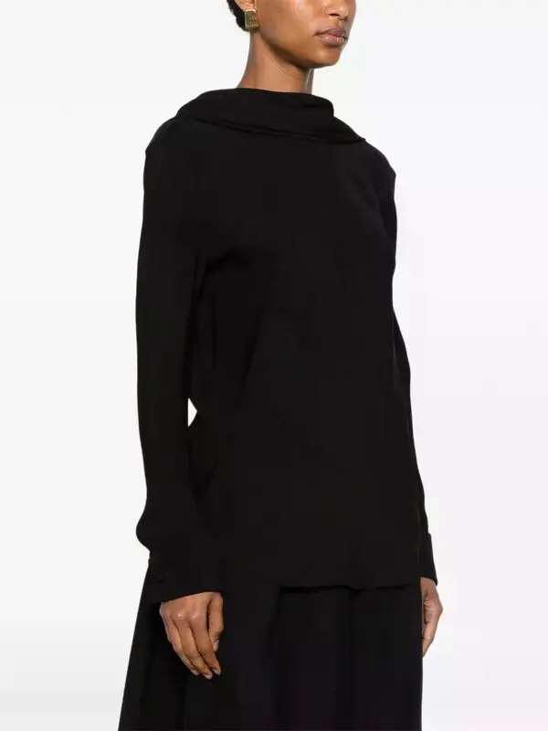 THE ROW Evo Draped Back Top