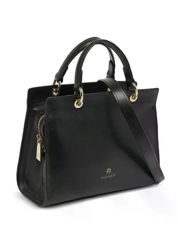AIGNER Carol Leather Tote Bag