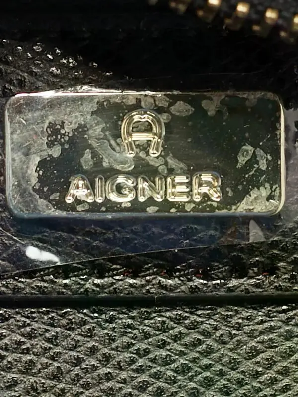 AIGNER Carol Leather Tote Bag