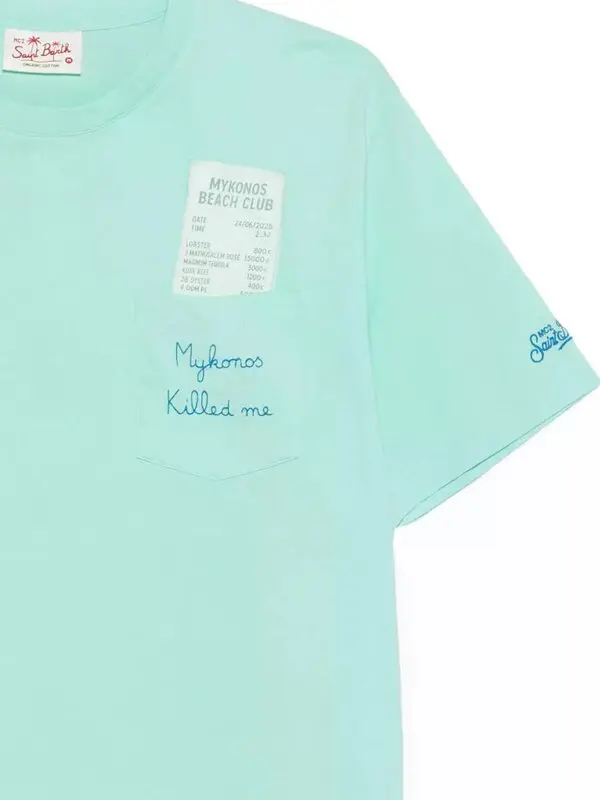 MC2 SAINT BARTH Austin Print-detail Pocket T-shirt