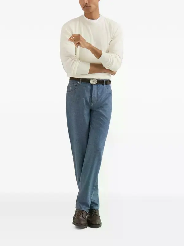 Brunello Cucinelli Virgin Wool Flannel Five-pocket Trousers