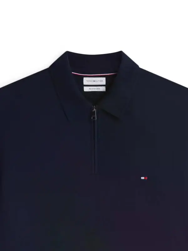 Tommy Hilfiger Zip-fastening Polo Shirt - Blue